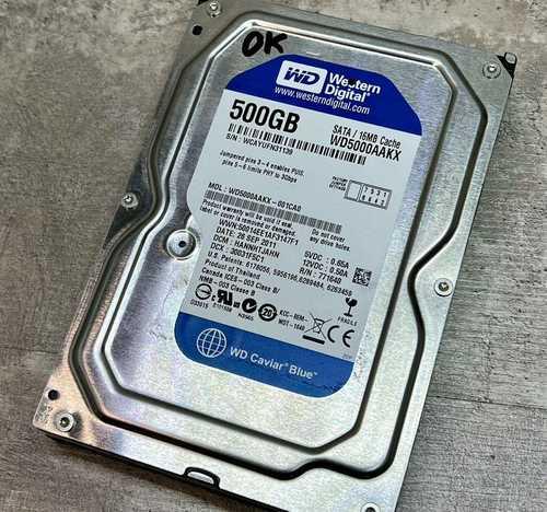 3.5 Накопитель HDD 500Gb WD500aakx