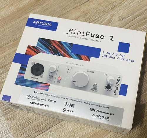 Внешняя звуковая карта arturia minifuse 1