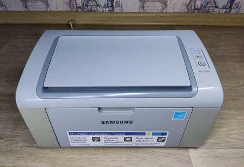 Принтер лазерный Samsung ML-2160 пробег 3848 стр