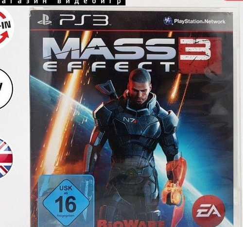 Mass Effect 3 (PS3, английская версия) б/у