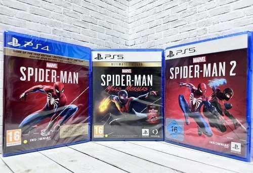 Человек паук все части PS4 PS5