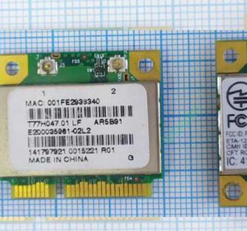 Модуль Wi-Fi mini-PCI-e Atheros AR5B91