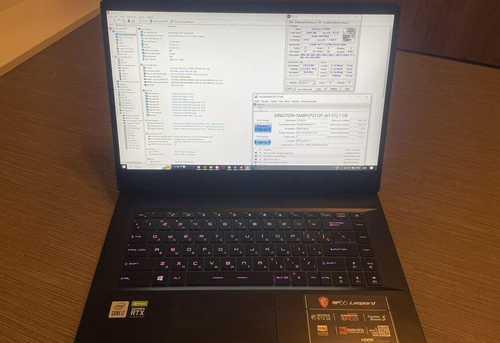 Игровой ноутбук MSI gp66 RTX 3070 i7 10750