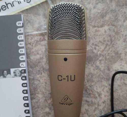 Студийный микрофон behringer C-1 U конденсаторный