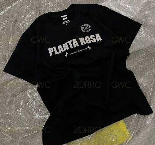 Футболка Planta Rosa черная