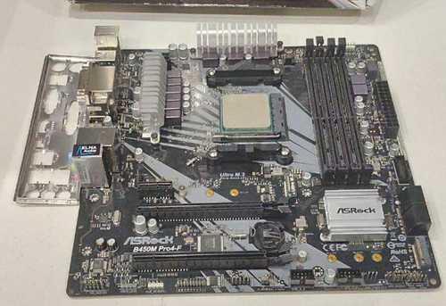 ASRock b450m pro4-f + R7 2700