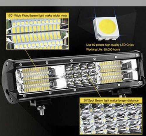 LED светодиодная балка 180ватт 60 LED