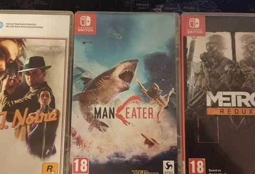 L.A. Noire, Metro Redux, Maneater Nintendo Switch