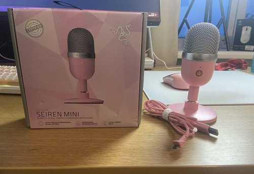 Микрофон razer seiren mini розовый