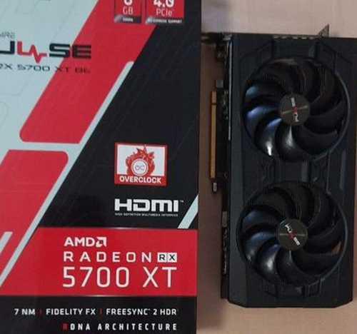 Видеокарта sapphire rx 5700 xt