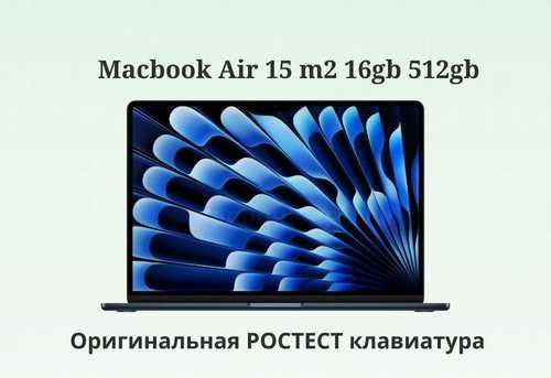 Macbook Air 15 m2 16gb 512gb Midnight