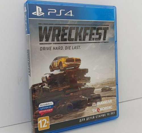 Wreckfest диск для PS4