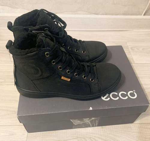 38 детские кеды высокие Ecco S7 teen евро зима