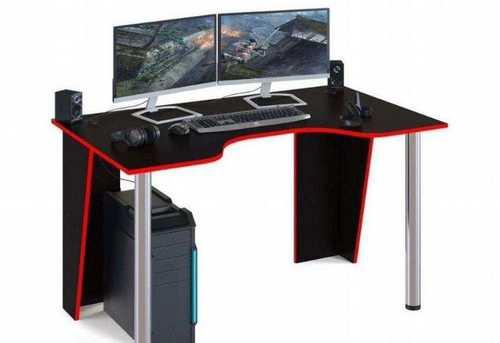 Компьютерный стол игровой кст-18 красный