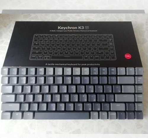 Клавиатура Keychron K3 v2 red switch