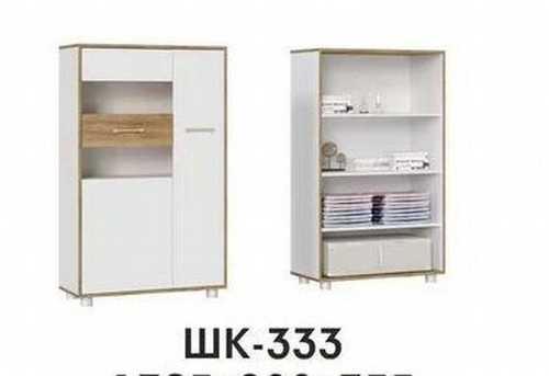 Шкаф витрина белый Свен шк-333 80 см