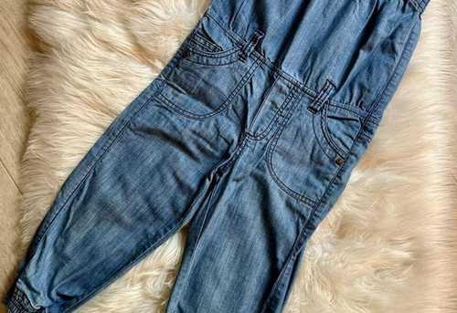 Комбинезон леьний джинсовый для девочки 116