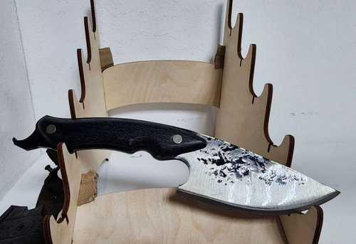 Нож разделочный кованый с чехлом