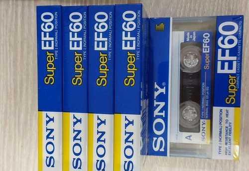 Аудиокассеты sony s EF 60, s EF 90, EF 90