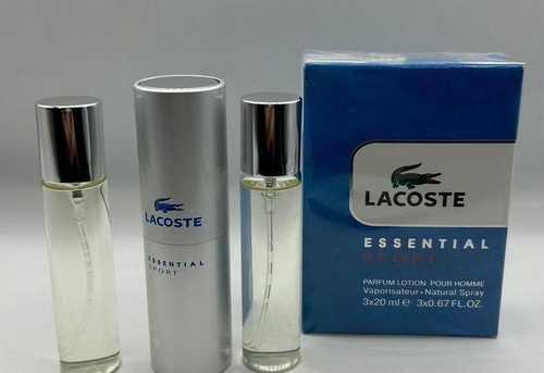 Lacoste essential sport 3 по 20 мл