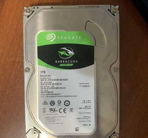 1 тб Жесткий диск Seagate BarraCuda