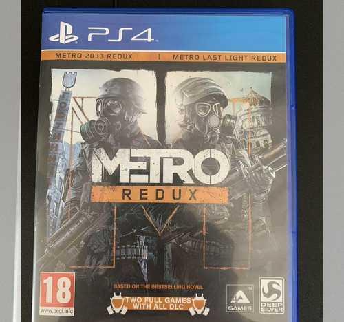 Игра Метро 2033: Возвращение (Metro Redux) (PS4)