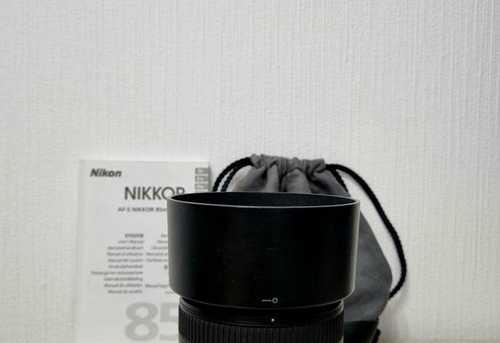 Nikon 85mm f/1.8G AF-S Nikkor + Фильтр