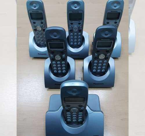 Радиотелефоны Радиотрубки Panasonic 6 трубок
