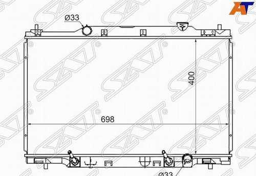 Радиатор охлаждения Honda Stream RN1