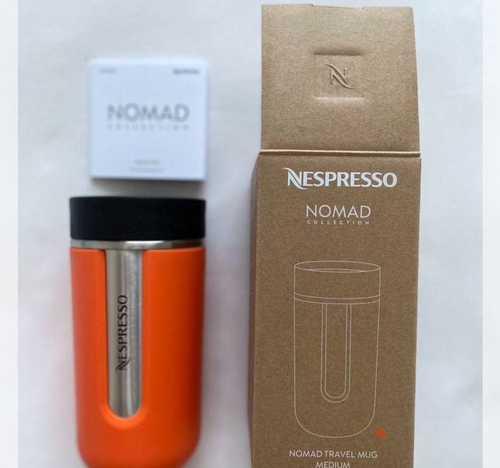 Nespresso термокружка 400 мл оранжевая