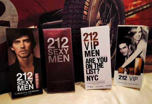 Carolina Herrera 212 sexy men & 212 vip men