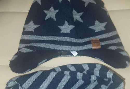Новый комплект HM шапка и шарф для мальчика