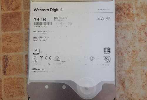 Жесткий диск wd 14tb hc 530 (не инициализируется)