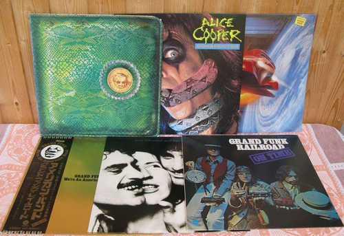 Grand Funk Railroad, ZZ Top, Alice Cooper LP винил