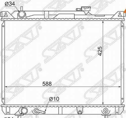 Радиатор suzuki escudo