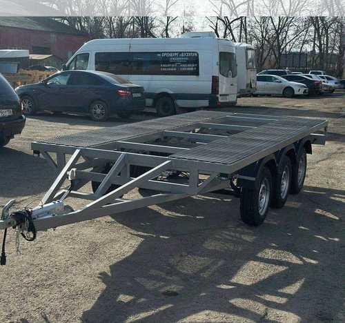 Прицеп эвакуатор Лафет трехосный для авто Автовоз