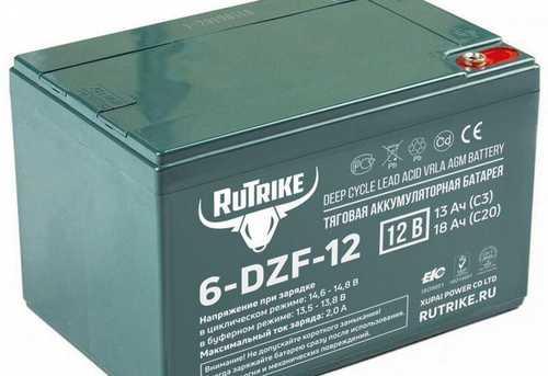 Тяговый аккумулятор RuTrike 6-DZF-12 (12v 18Ач)