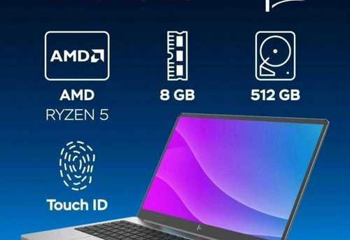 Ноутбук 15.6" F+flaptop R, 512гб, Ryzen 5, RAM 8гб