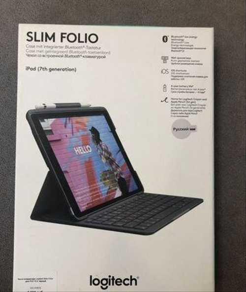Клавиатура Logitech Slim Folio для iPad 10.2