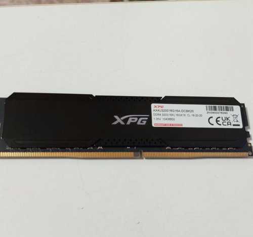 Оперативная память ddr4 16gb 3200 xpg