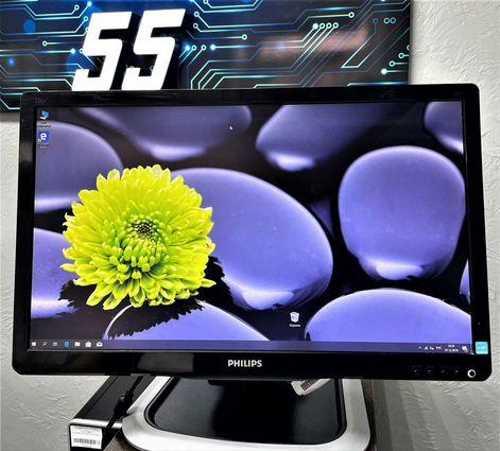 22" Монитор Philips 226V4LSB, 1920x1080, 75 Гц, TN