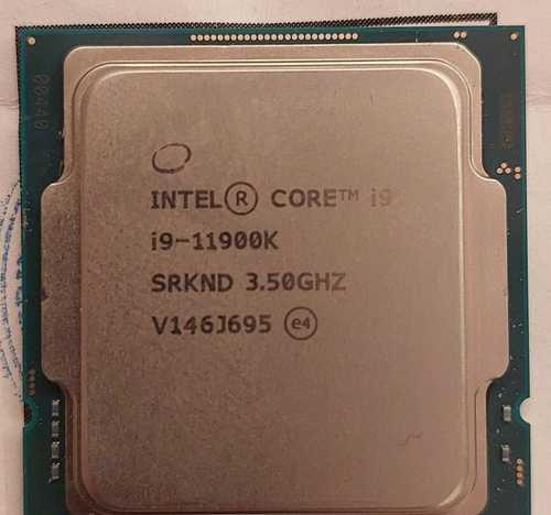 Intel core i9 11900K