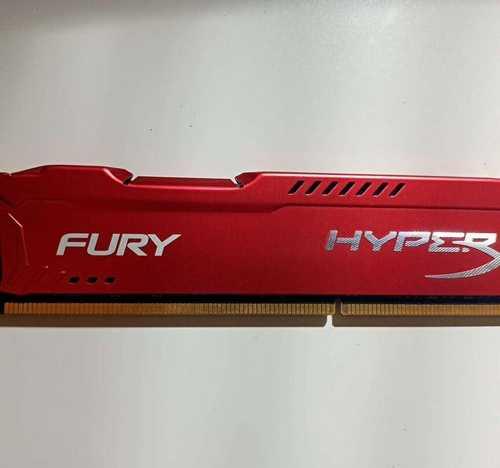 Оперативная память hyperx fury ddr3 8gb 1866mhz