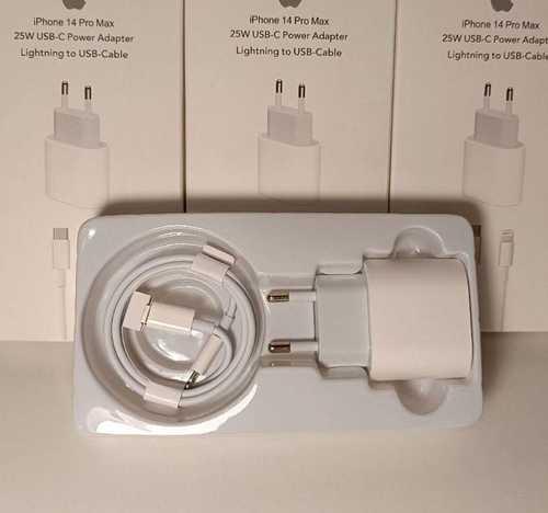 Быстрая зарядка Apple 25w lighting