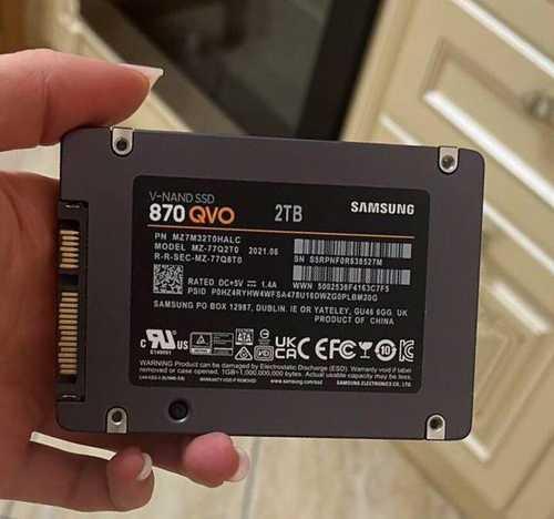 SSD Samsung 870 QVO 2Tb MZ-77Q2T0