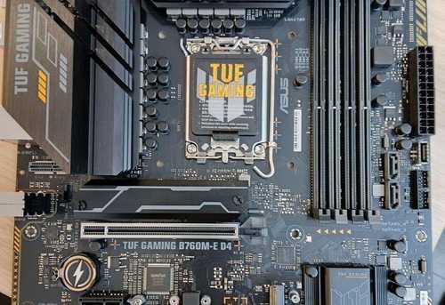 Материнская плата asus tuf b760m-e d4 lga1700