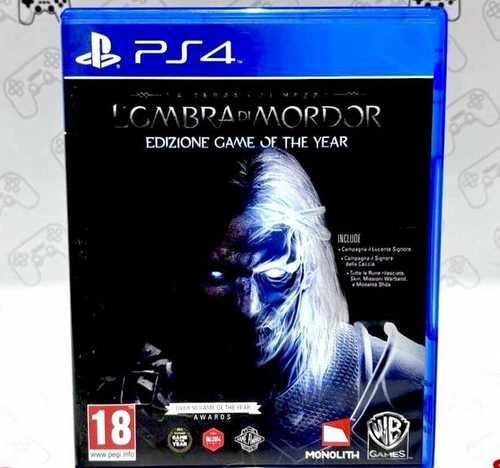 Middle-earth Shadow of Mordor goty PS4 (resale)