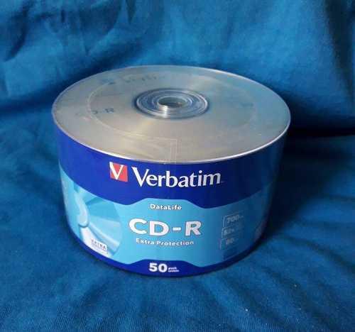 Диски CD-R 700 Mb Verbatim Новые