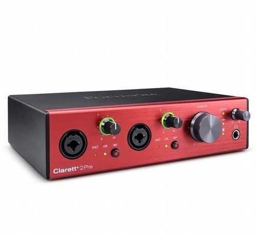 Аудиоинтерфейс focusrite Clarett+ 2Pre