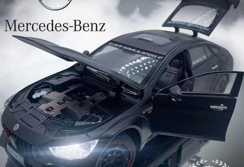 Mercedes AMG GT 63S Brabus - Pure Black 1:24